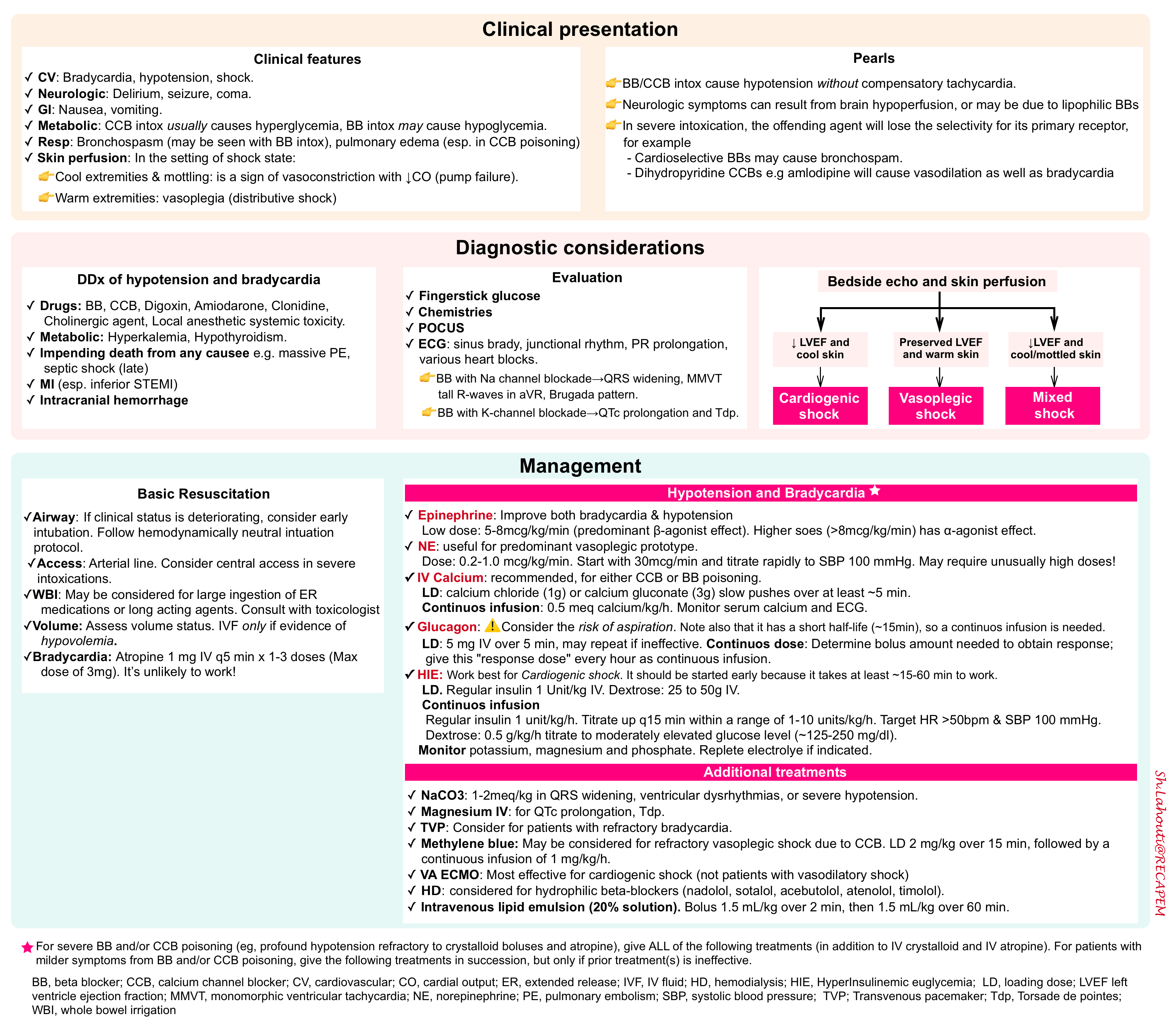 Beta Blocker And Calcium Channel Blocker Overdose RECAPEM
